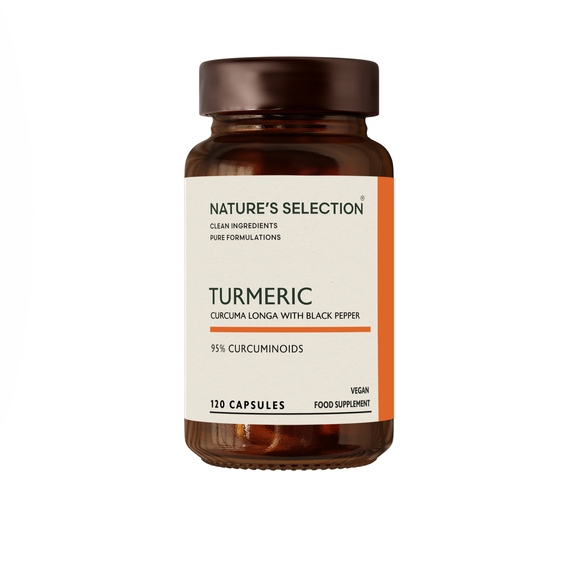 Turmeric Capsules With Black Pepper 95% Curcuminoids